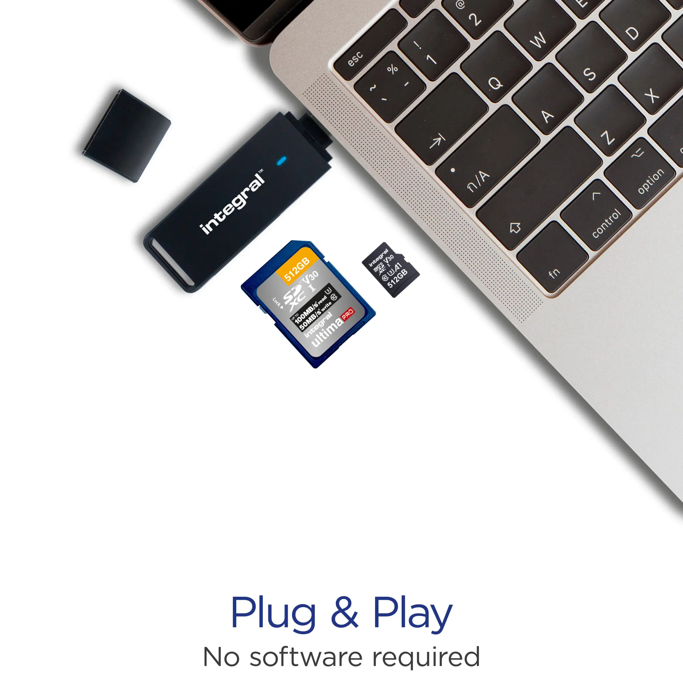 Dual-Slot MicroSD & SD USB C 3.0 Memory Card Reader