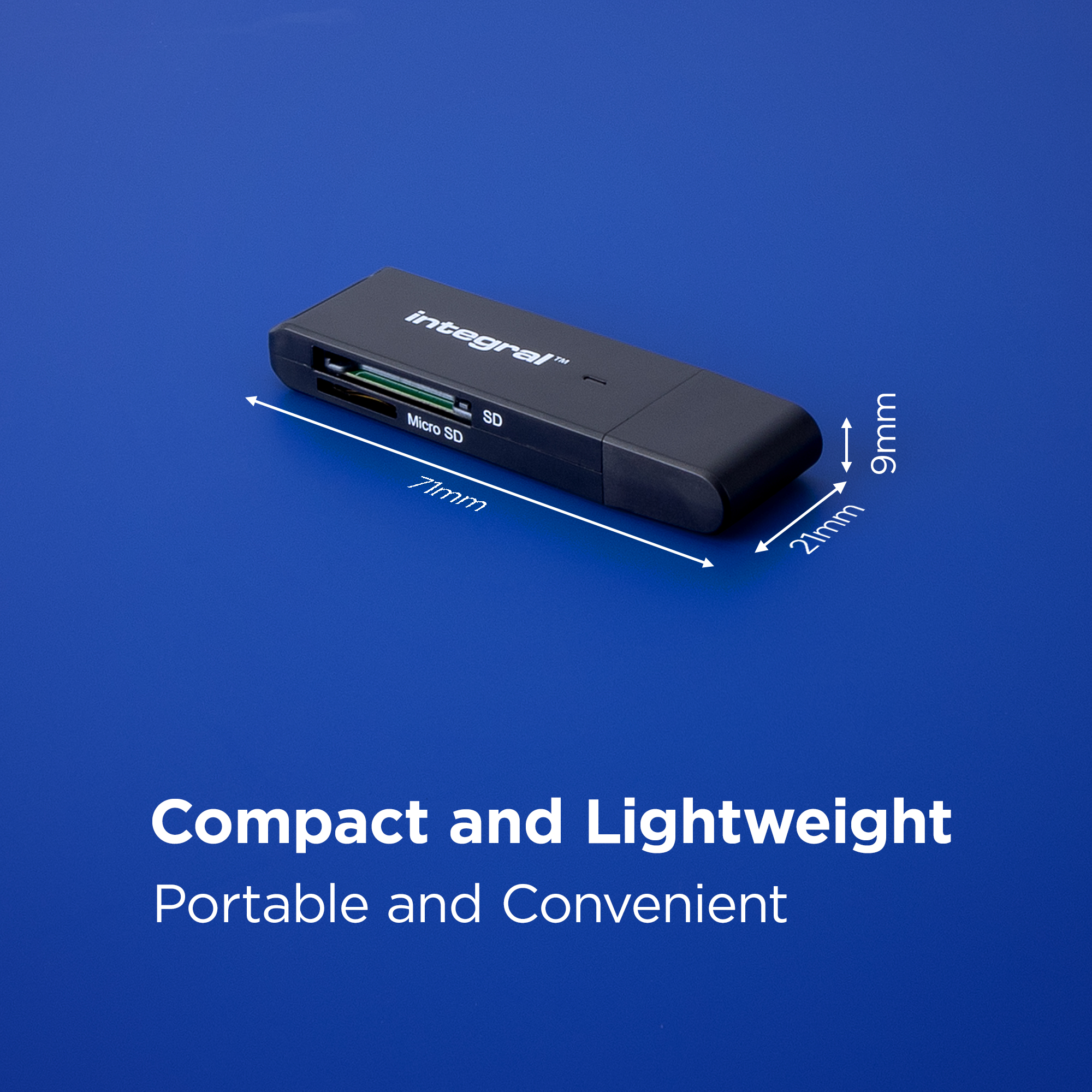 Dual-Slot MicroSD & SD USB C 3.0 Memory Card Reader