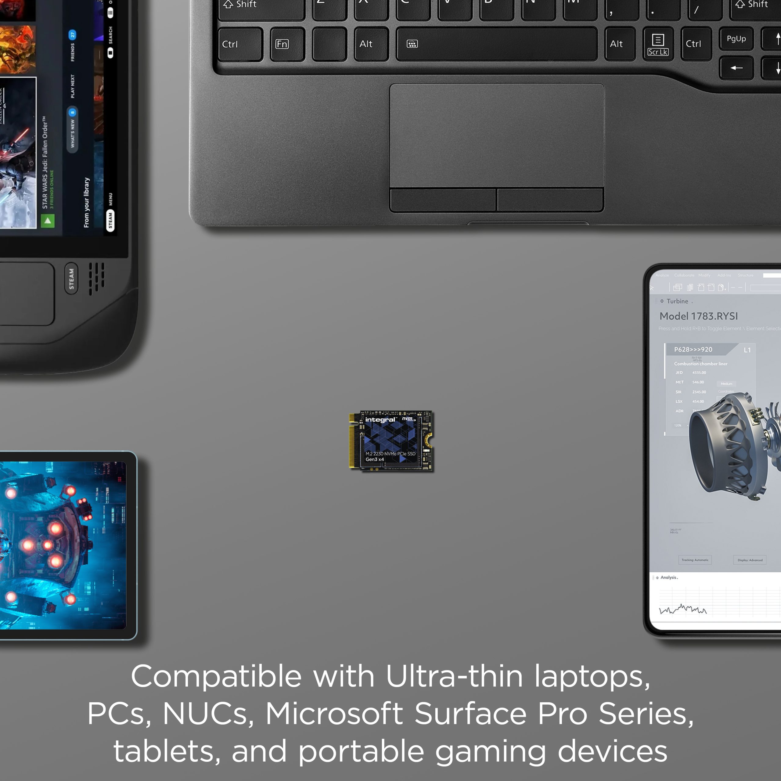 M.2 2230 NVMe SSD Gen3 | Integral Memory