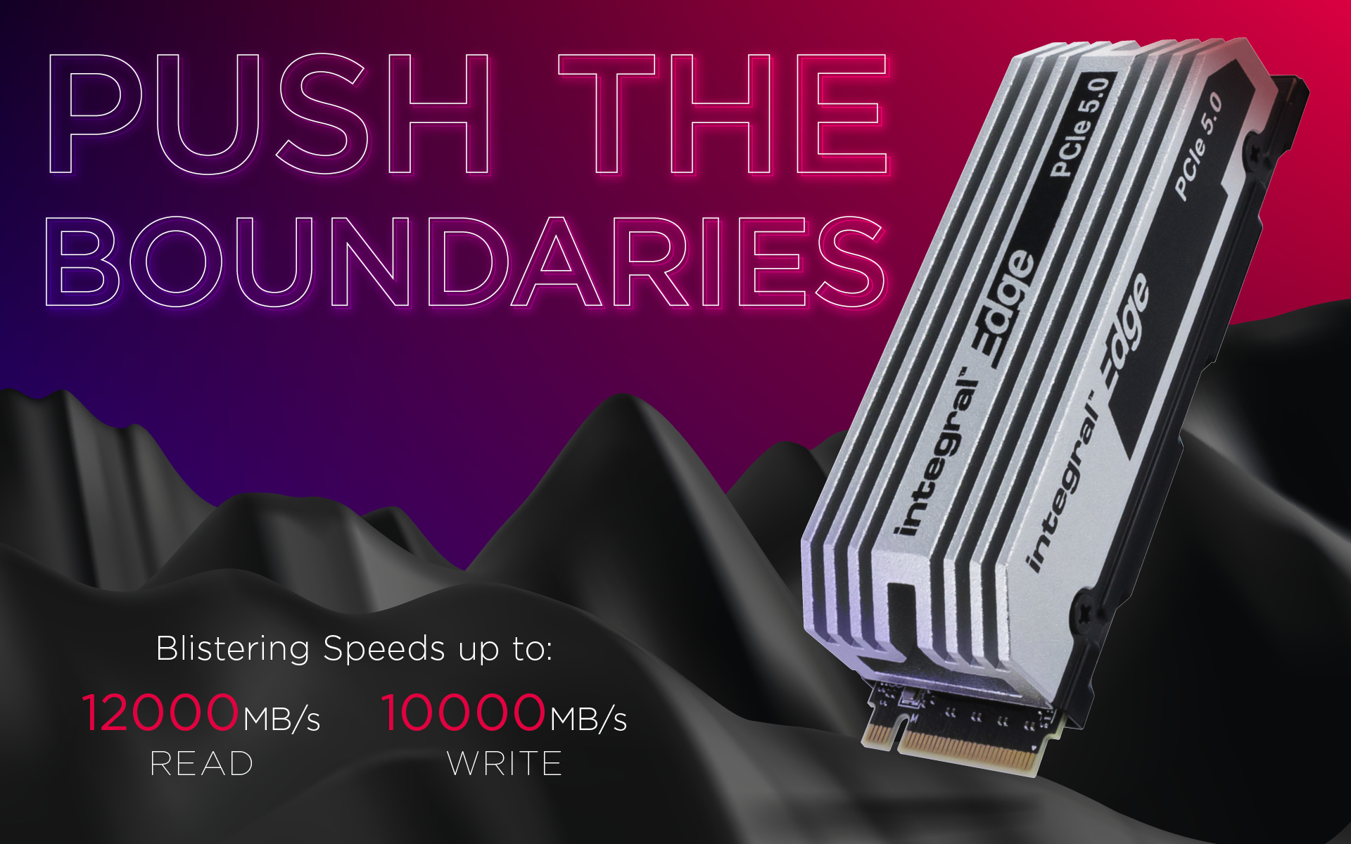 Edge Gen5 M.2 2280 NVMe Solid State Drive with Heatsink | Integral Memory