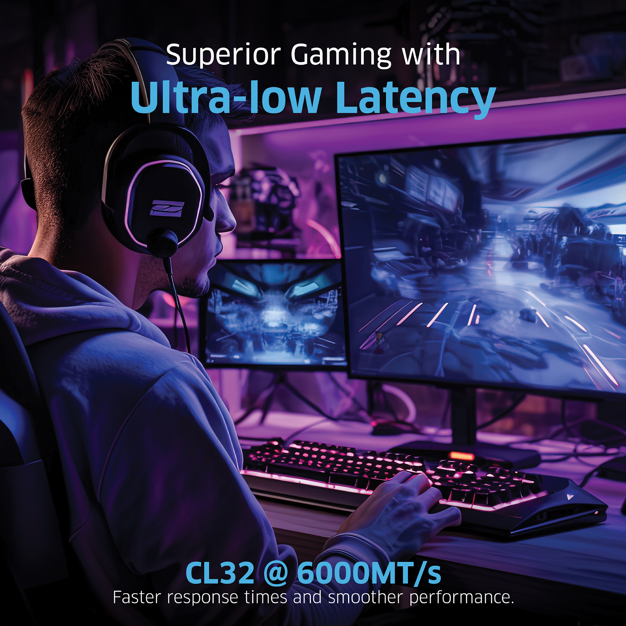 KLEVV FIT V 32GB Gaming RAM | DDR5 5600MHz Memory