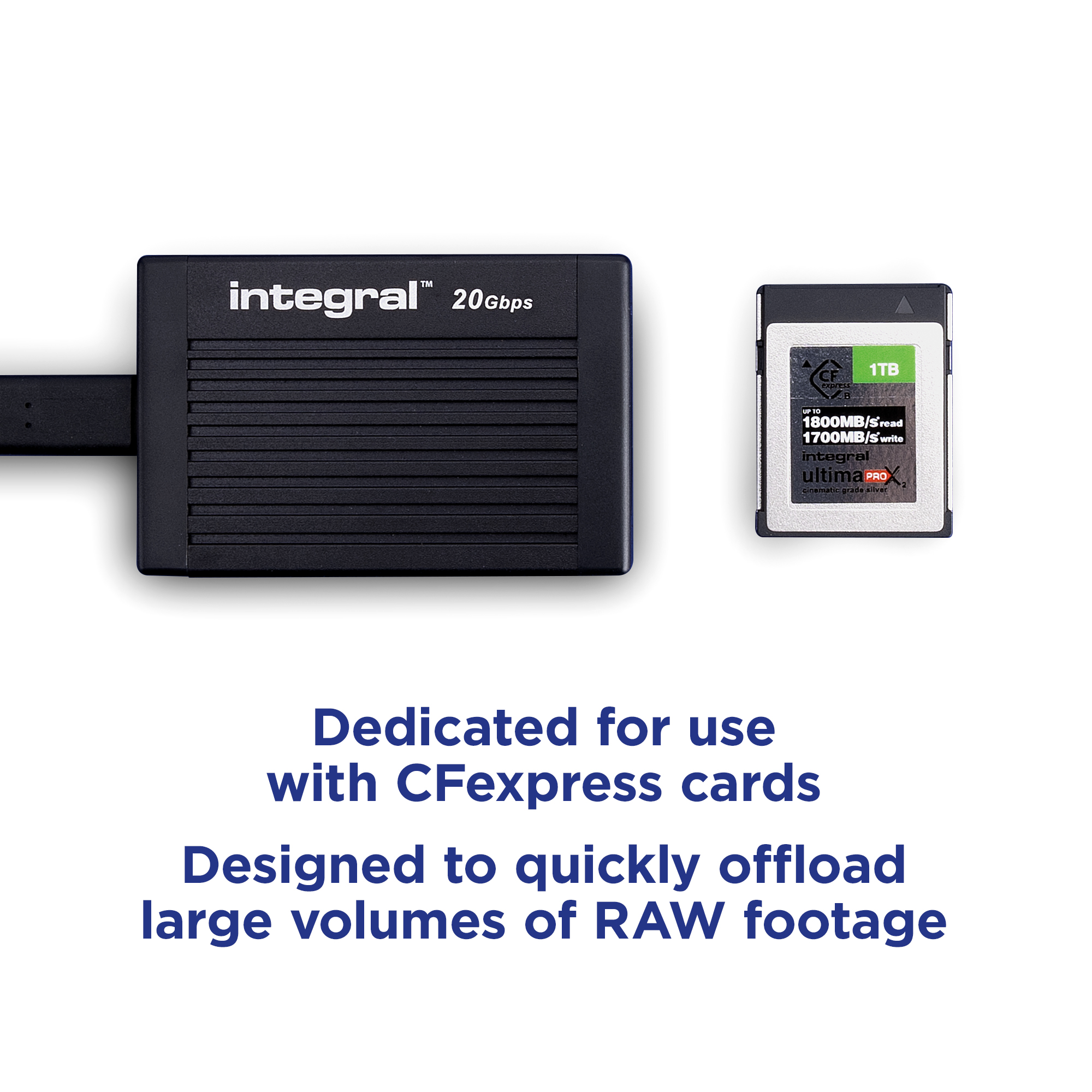 CFexpress USB-C Card Reader | Integral Memory